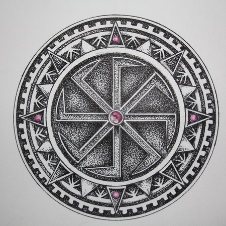27+ schöne Kolovrat Tattoos für Männer und Frauen: Bedeutung & Vorlagen ...