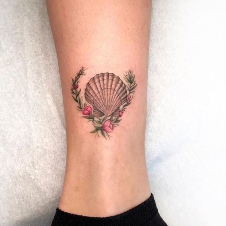 27+ Schöne Muschel Tattoos für Männer und Frauen: Bedeutung & Vorlagen ...