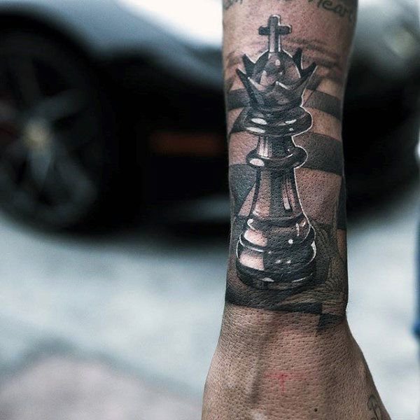 25+ Beste Schach Tattoo-Designs für Männer und Frauen: Bedeutung ...