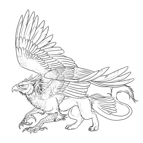 27+ Schöne Greif Tattoos für Männer und Frauen: Bedeutung & Vorlagen ...