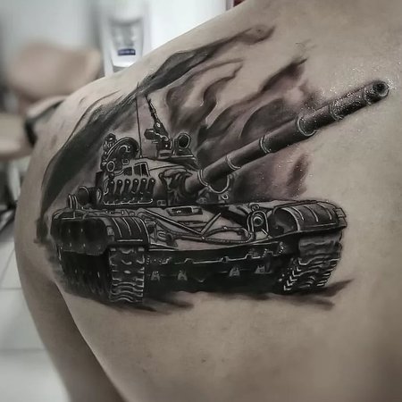 27+ Panzer Tattoo-Ideen: Vorlagen & Bedeutung & Für Männer und Frauen ...