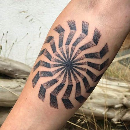 27+ schöne Kolovrat Tattoos für Männer und Frauen: Bedeutung & Vorlagen ...